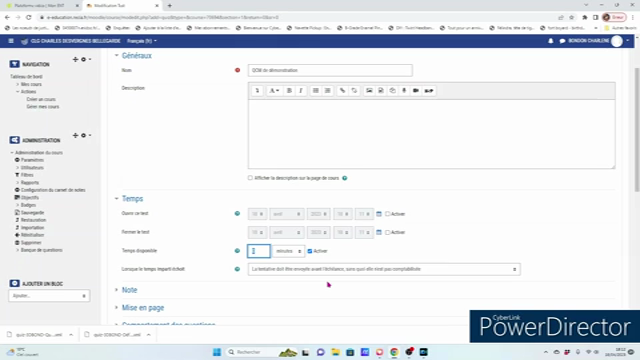 Pod - Tuto Moodle 3 - Créer Un Qcm Et Implémenter