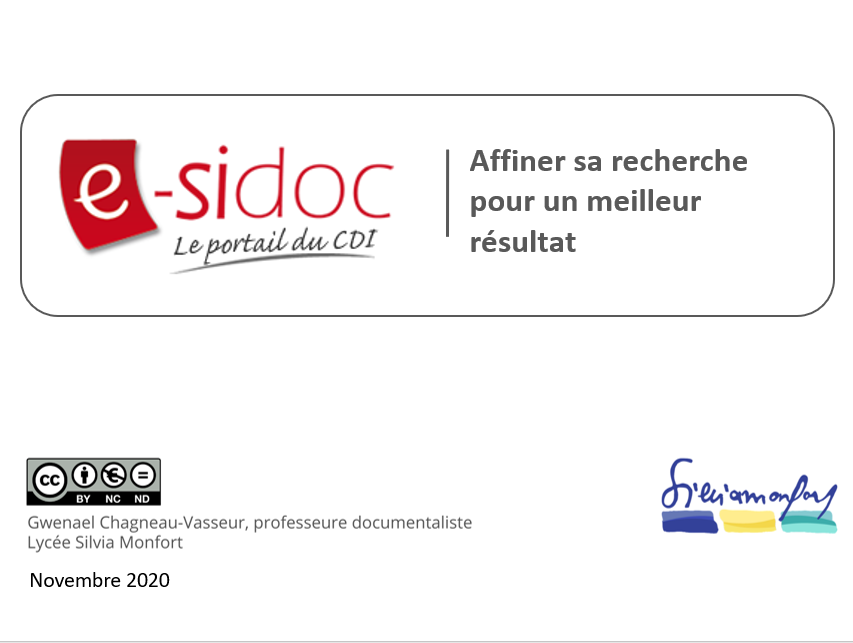 Pod - E-Sidoc : Comment Affiner Sa Recherche