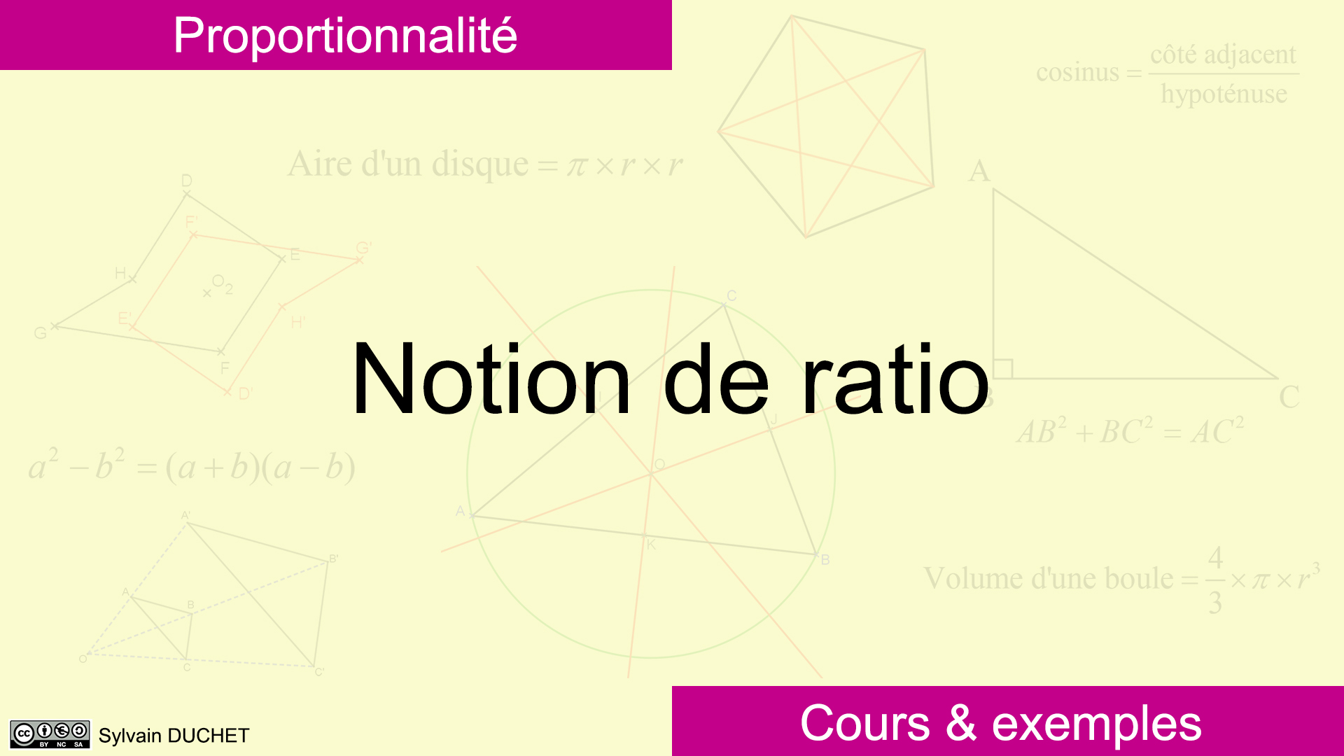 Pod - Notion De Ratio Pod - Notion De Ratio
